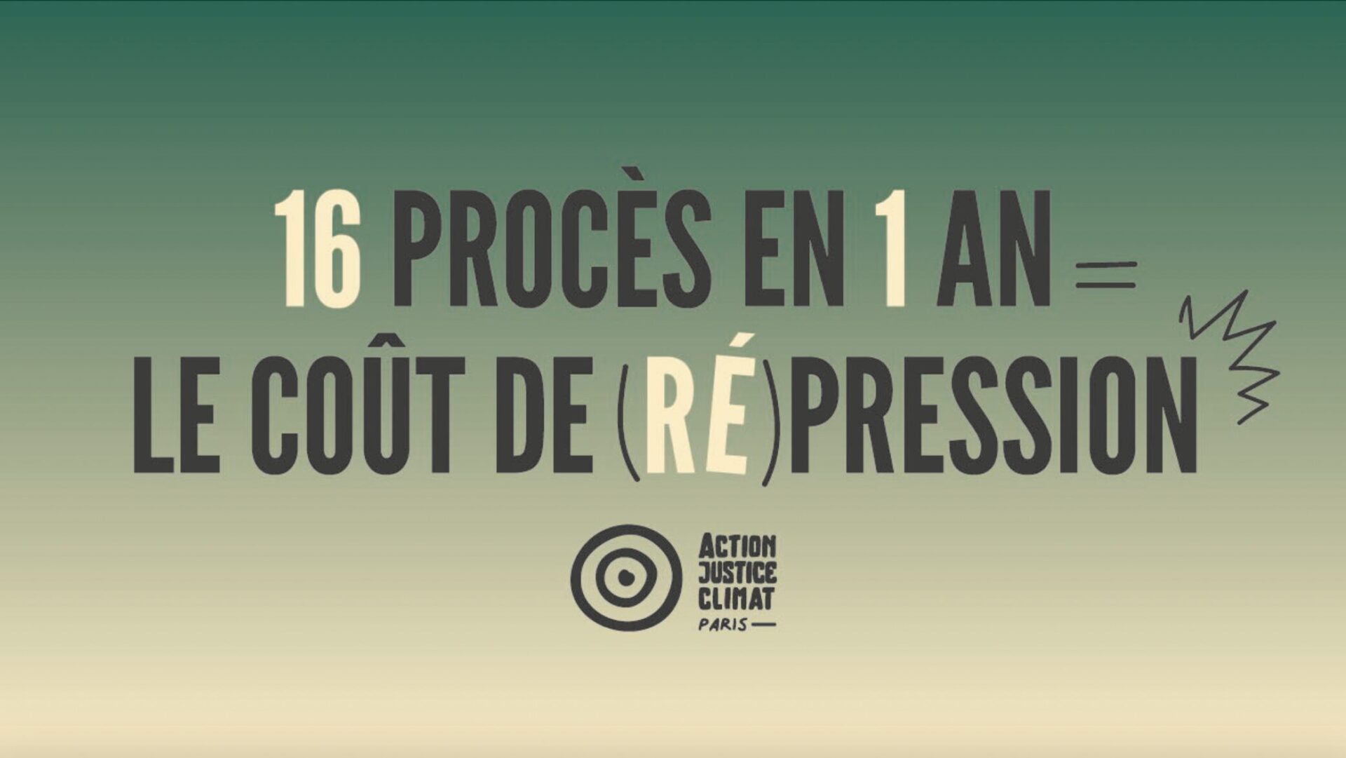 16 procès en 1 an : le coût de répression - Action Justice Climat Paris ...